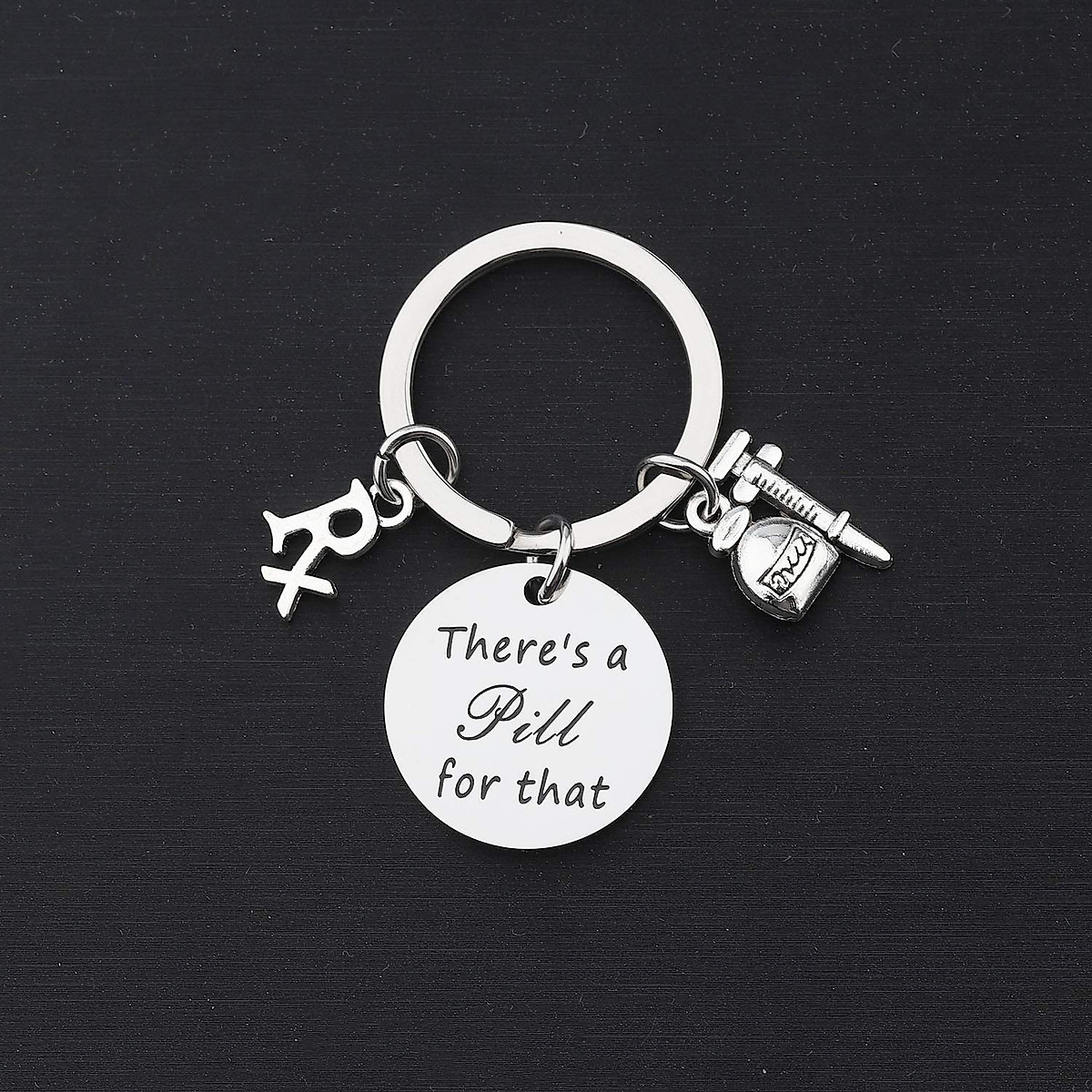 TGBJE Pharmacist Gift There is a Pill for That Keychain Pharmacy Tech Gift RX Gift Gift for Pharmacy Student (RX Keychain)