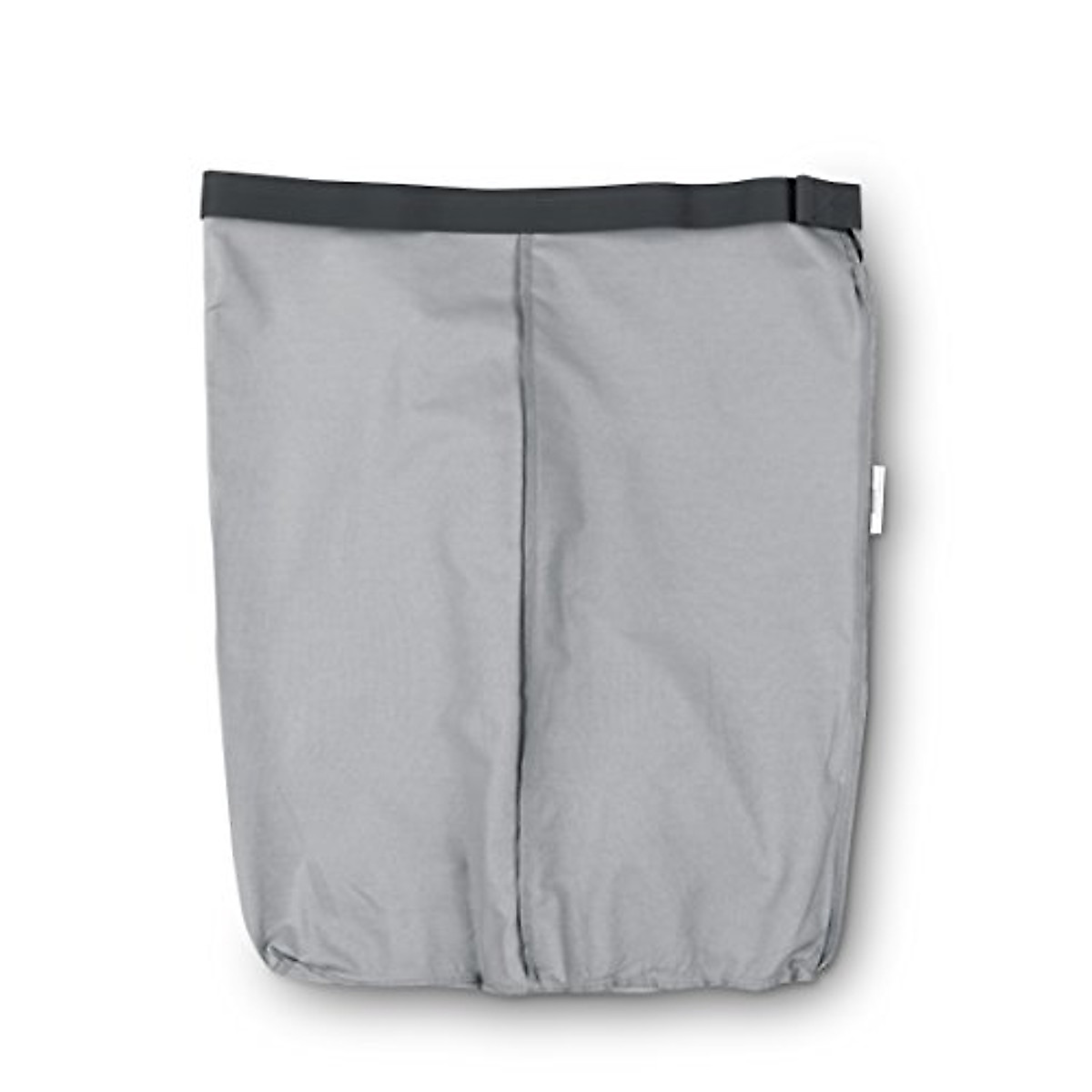 Brabantia Large Laundry Hamper (Matt Steel) Bathroom Bedroom Dirty Clothes Basket with 2 Sections, Inner Laundry Bags, Discrete Lid - 14.5 Gal