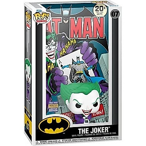Funko Batman Comic Book Display Case & The Joker Pop Vinyl Limited Edition 2022 Winter Convention Exclusive (65349)
