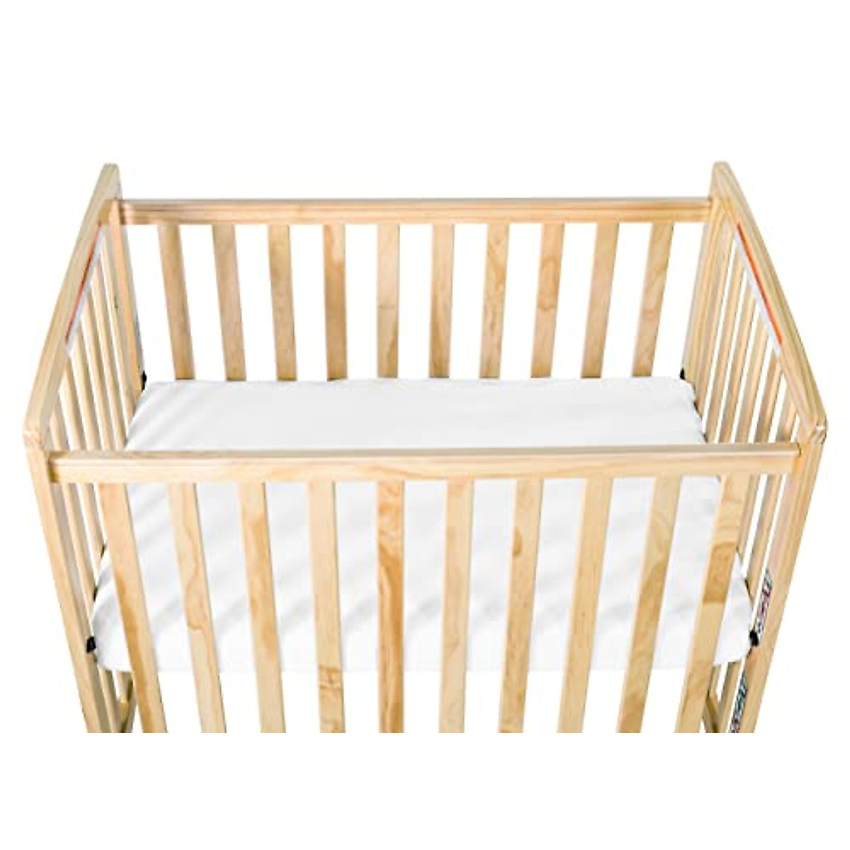 Child Craft Bristol Professional Series Compact Crib with Casters, Natural