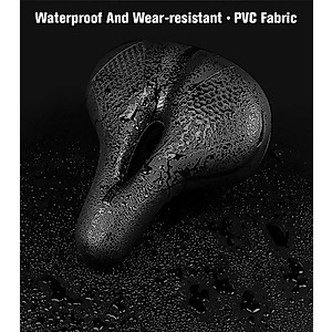 Feluz Bike Saddle, Comfortable Bicycle Seat Saddle for Mountain Road BMX Bikes, Cycling Accessories