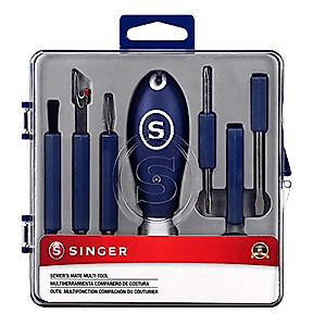 SINGER 47300 Sewer's Mate Multi Tool - 11 tools in one storage case
