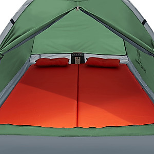 CAMEL CROWN 2 Person Camping Tent with Removable Rain fly, Easy Setup Outdoor Tents Water Resistant Lightweight Portable for Family Backpacking Camping Hiking Traveling (Army green-2person)