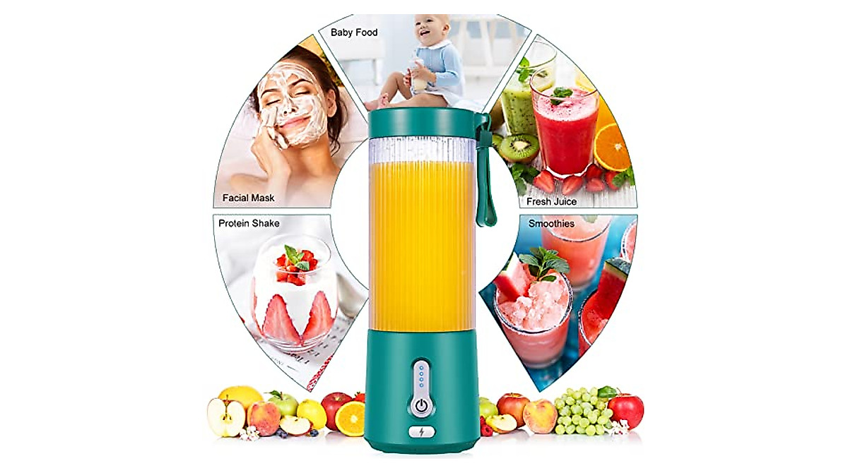 USB Rechargeable Portable Blender for Smoothies & Drinks