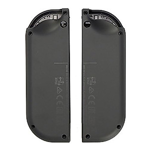 Replacement Hard Housing Shell Skin Case Cover Inner Frame for Nintendo Switch NS Joy-Con Controller (Gray Case +Frame)