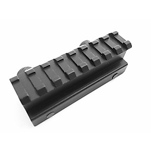 Ade Advanced Optics Tactical 1" Compact Weaver-Picatinny High Profile See Through Riser Rail Riflescope Sight