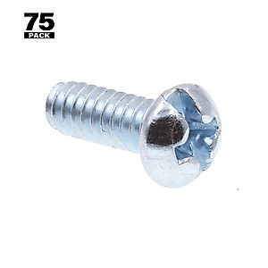 Prime-Line 9003018 Machine Screws, Round Head, Phillips/Slotted Combination Drive, #6-32 (75 Pack)
