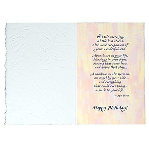 Blue Mountain Arts Greeting Card “On Your Birthday, May You Be Blessed with All These Things…” Shares The Happiest of Birthday Wishes