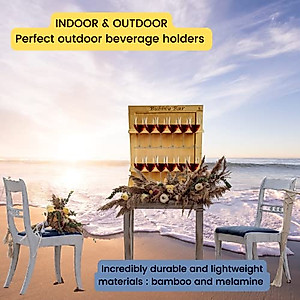 Champagne Wall Holder For Party, Wine Glass Rack, Wine Glass Holder, Champagne Tower Stand Wood, Champagne Stand Wine Glass Display. Mimosa Tower, Champagne Wall Stand For Party, Prosecco-12GLASSES