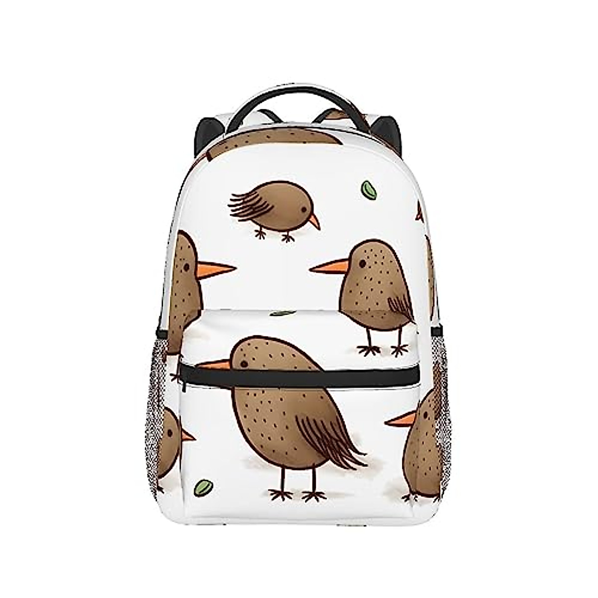 Kiwi Birds Cute Printed Laptop Backpack Lightweight Travel Daypack Ergonomic Backpacks For Work Outdoor Sports