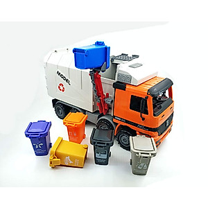 Nuanmu Trash Can Toy Kids Push Toy Vehicles Garbage Can