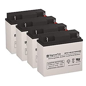 X-Treme XB-600 Replacement Batteries - 4X 12 Volt 18AH Scooter Batteries by SigmasTek