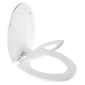 LUXE Bidet Toilet Attachment & Mayfair Toddler Potty Training Toilet Seat with Slow Close & Magnetic Removable Kids Seat