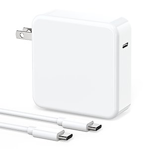 QIOUZW 96W USB C Laptop Charger Power Adapter Replacement for Mac Book Pro 16, 15, 14, 13 inch 2023, 2022, 2021, 2020, 2019, 2018,mac Book air,IPad Pro, Fast Charging Type C Power Cord Supply