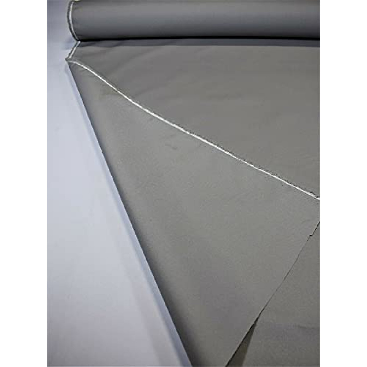 USA Fabric Store Light Gray Outdoor Marine Boat Awning Fabric Marine One UV DWR 60 W by The Yard