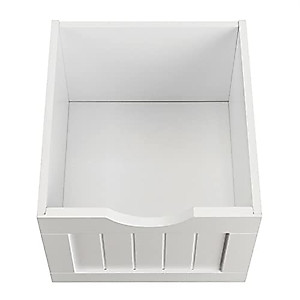 MAXCBD Nightstand Bedside Table Drawer Cabinet 4 Drawers Dresser Shelf Cabinet Wood Storage Organizer Home Bedroom Furniture Simple But Elegant Beautiful Yet Practical Storage Tower Dresser