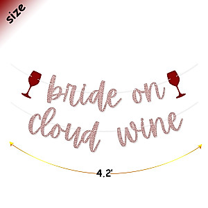 Bride on Cloud Wine Banner for Last Syrah Bachelorette Party Wine Bachelorette Party Decorations