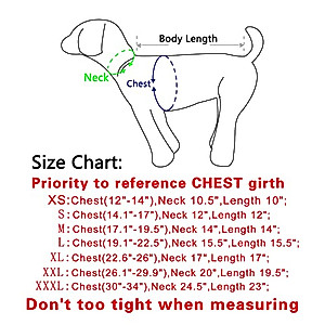 JoyDaog Fleece Collar Dog Coats for Small Dogs,Reversible Warm Puppy Jacket for Cold Winter,Pink S