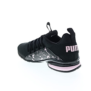 PUMA Axelion Marble Athletic Sneaker Womens Running 75 BM US Blackpink