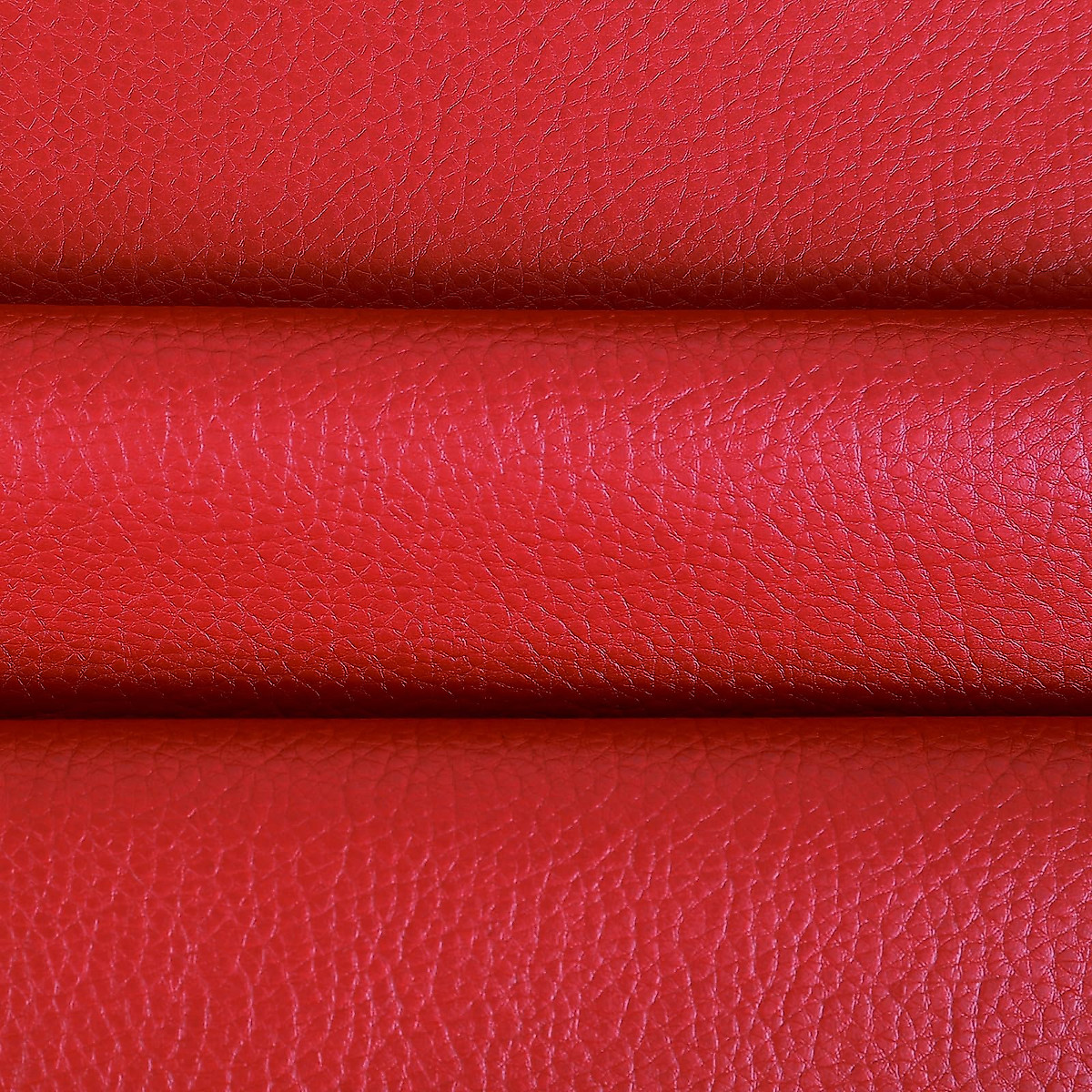 Osunnus Faux Leather Upholstery Fabric by The Yard Vinyl Fabric 55" Wide Outdoor PU Leather Sheets for Home Decor DIY Crafts Chair Furniture Car Marine Upholstery, 5 Yards Red