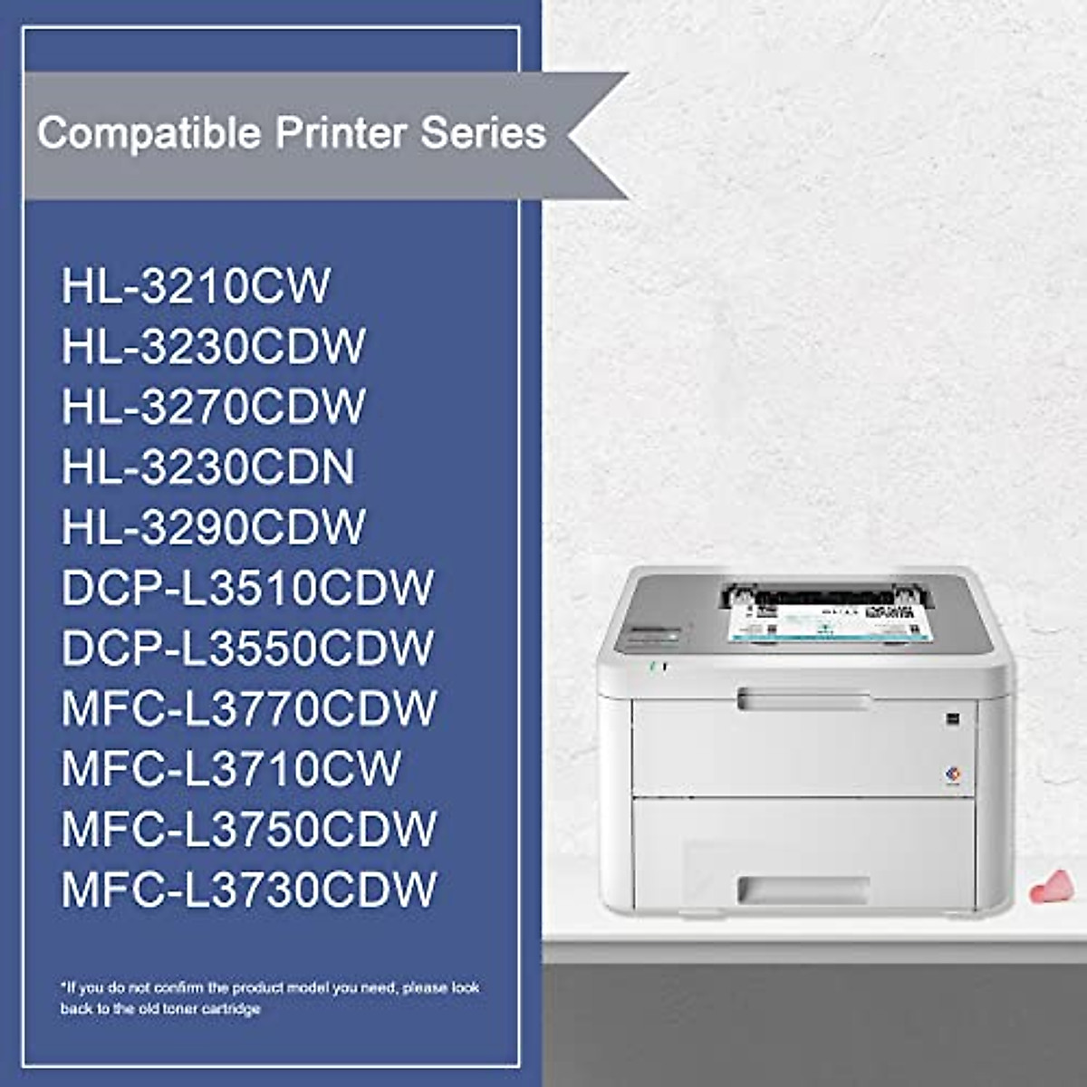 DR223CL Drum Unit Set(4, Pack 1Black 1Cyan 1Magenta 1Yellow) VAENK Compatible Replacement for Brother DR223CL Drum MFC-L3770CDW MFC-L3750CDW HL-3210CW HL-3230CDW HL-3270CDW HL-3290CDW Printer