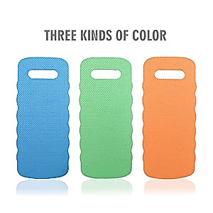 FREEHAWK Garden Kneeler Pad Kneeling Mat for Gardening, Baby Bath, Floor Cleaning, Yoga, Prayers & Exercise High Density Foam Kneeler Gardening Seat Cushion 3-Pack 16.3" x 7.48" x 0.78"