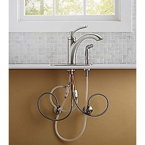 Kohler K-R29671-VS Linwood Kitchen Sink Faucet, Vibrant Stainless