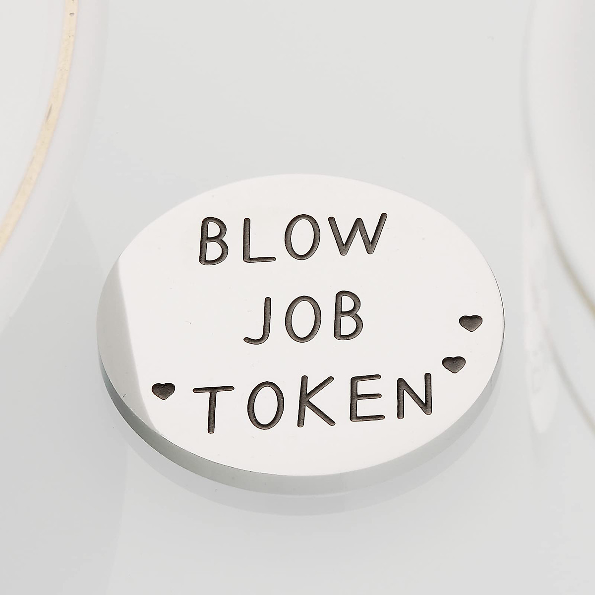 HUTIMY Couples Token Gift Jewelry for Him Gift Husband Valentine's Men Pleasure Items Naughty Coin