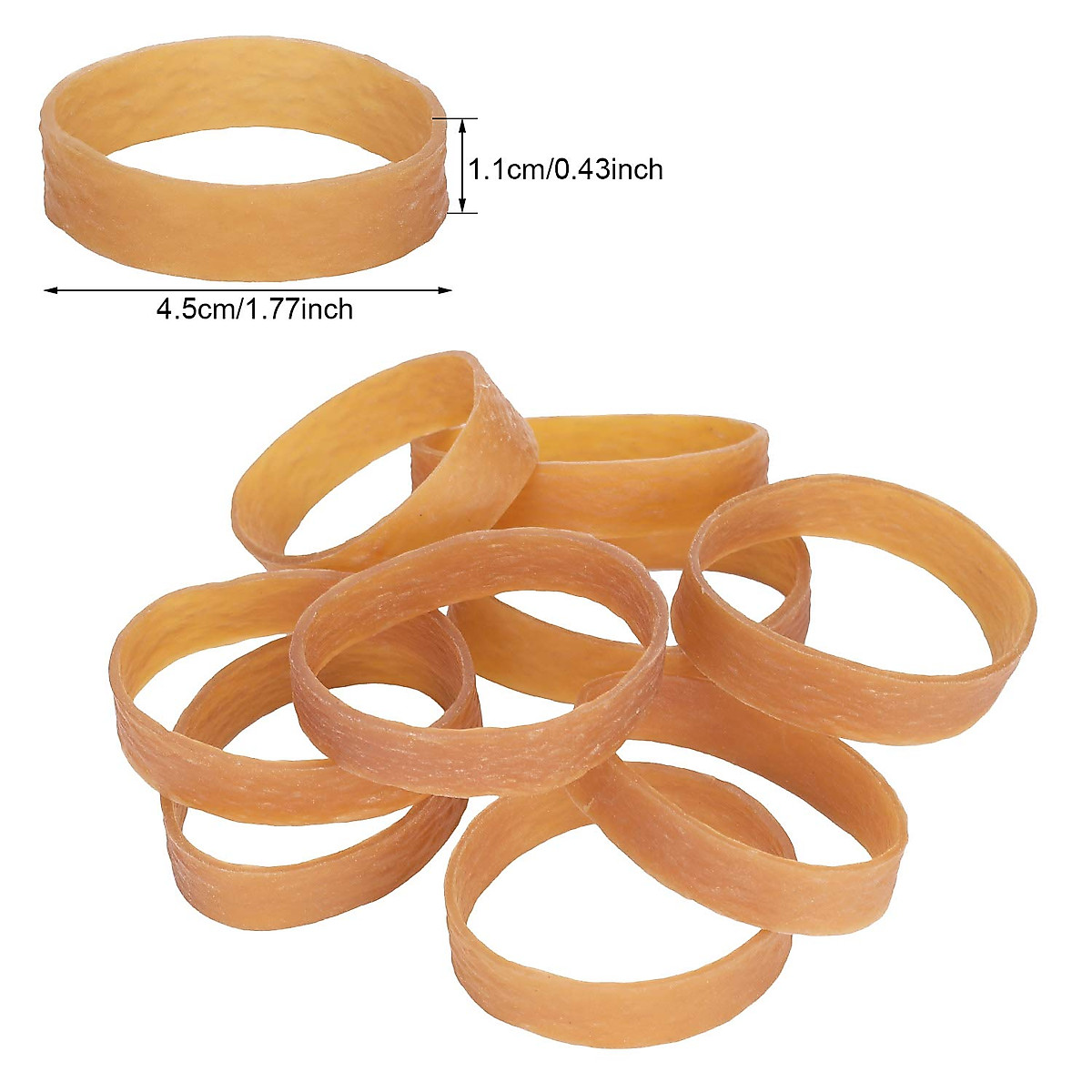 Gejoy 20 Pieces Ski Brake Retainers Rubber Brake Band Snowboard Retainers for Outdoor Sports