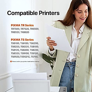 PGI-280XXL/CLI-281XXL 5 Color Value Pack Replacement for Canon 280 281 Ink Cartridges Compatible with PIXMA TR7520 TR8520 TS6120 TS6220 TS8120 TS8220 TS9120 TS9520 TS6320 TS9521C Printer