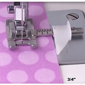 HONEYSEW Adjustable Guide Foot Snap On for Brother,Singer,Husky,Babylock,Kenmore,Janome,Elna