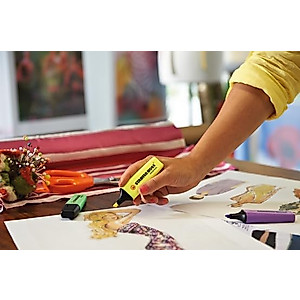 STABILO Highlighter BOSS ORIGINAL - Pack of 4 - Green, Pink, Orange, Yellow