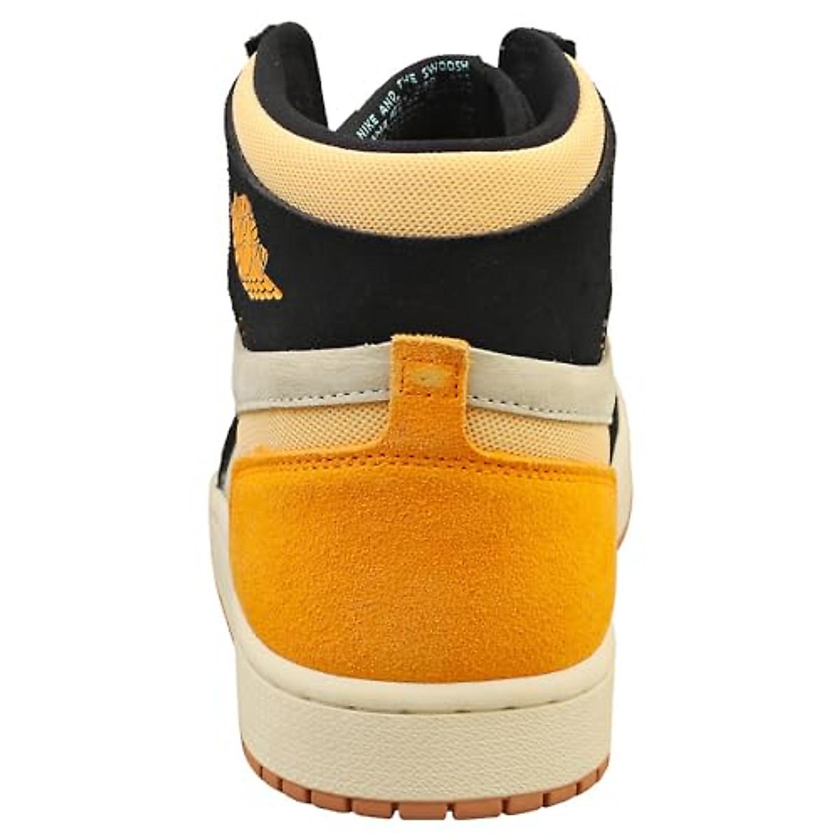 Jordan Men's Air 1 Zoom CMFT 2 Muslin/Celestial Gold Black (DV1307 100) - 10