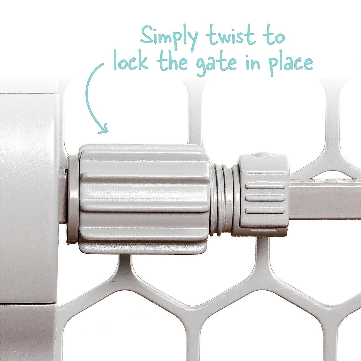 Regalo Easy Fit Plastic Adjustable Extra Wide Baby Gate, 1 Count (Pack of 1)