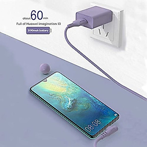 BGNTBUK Charger 10ft USB Cable Right Angle 90° Elbow Liquid Micro USB 3A Fast Charging Cable Lighting Cable