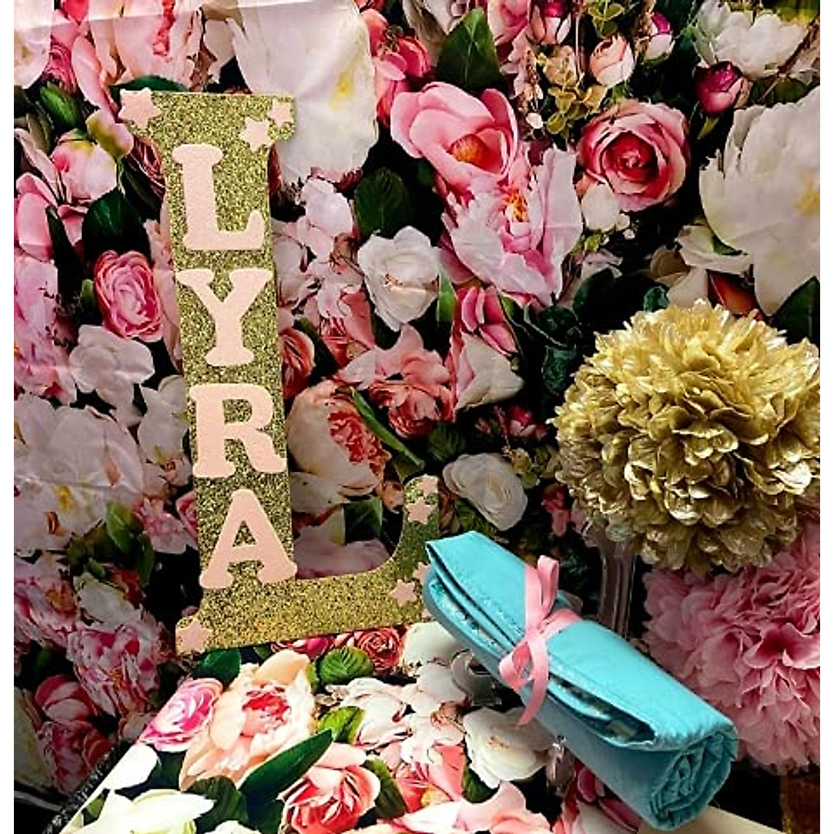 Art Studio 9x6FT Flower Photo Background Pink Rose Photography Backdrop for Pictures Newborn Bridal Shower Birthday Party Banner Decor Supplies Vinyl Photo Studio Props