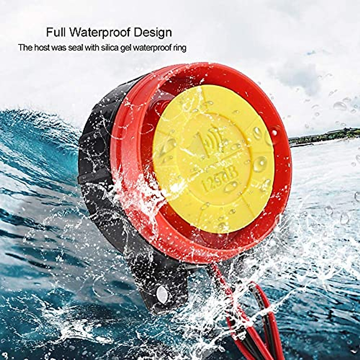 Motorcycle Alarm System, Akozon 12V Universal Motorcycle Wireless Anti-Theft Security Alarm System with 2 Remote Control for Motorcycle Alarm System for car Alarm System