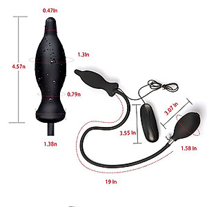 Durable and Silicone Suction Cup Realistic Classic Plug Black 10 Vibration Modes for Women Men - XjmFx26-2