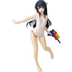 Chara-Ani Rascal Does Not Dream of Bunny Girl Senpai: Mai Sakurajima (Water Gun Date Ver.) 1:7 Scale PVC Figure