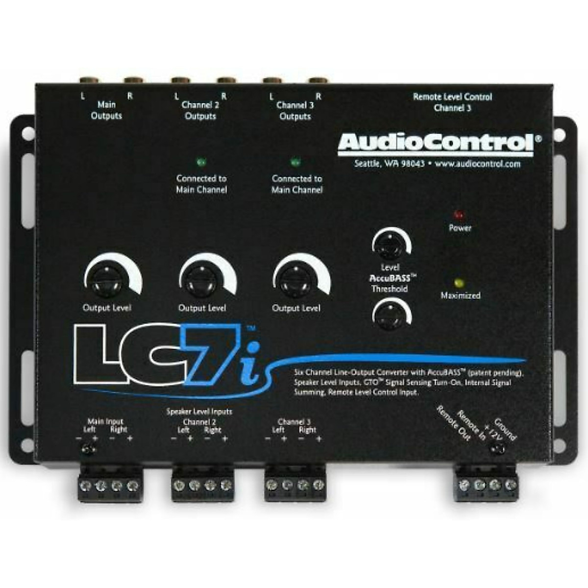 AudioControl LC7i 6-Channel Line Output Converter with AccuBASS