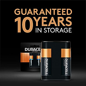 Duracell 245-6V Lithium-Battery, 1 Count Pack, 245 6 Volt High Power Lithium-Battery, Long-Lasting for Video and Photo-Cameras, Lighting Equipment, and More