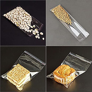 Clear Poly Bags 18x24 100ct Self Seal Cello Bags Self-Adhesive 1mil for Apparel Clothing Gifts 11 Sizes to Choose from