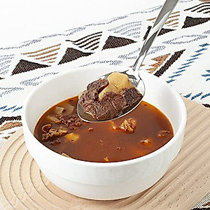 3-Piece,Stainless Steel Serving Spoon Set with Slotted Spoon, Serving Spoon and Perforated Spoon, soup ladle,kitchen cooking serving utensils set