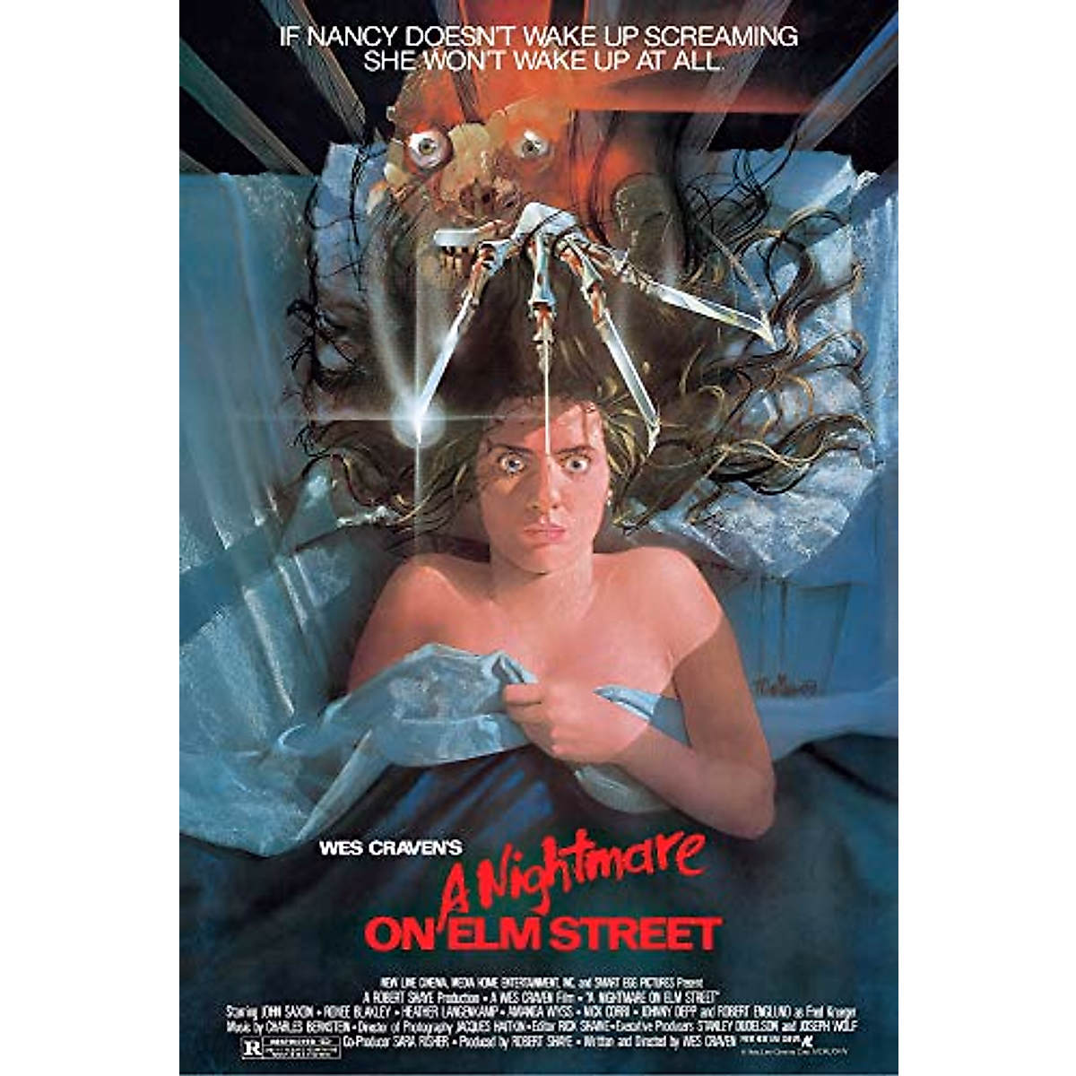 Nightmare on Elm Street Movie Poster, Size 24x36