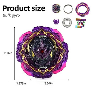 RQFDZM Gyro Boys Kids Gift 11 Top Burst Gyro Toy Blade Set Game Barricade Lucifer Burst Spriggan Divine Belial Birthday Party Gift.