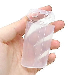 Honbay 10PCS Plastic Clear Storage Case Storage Box