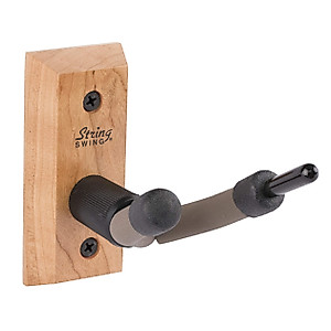 String Swing Violin and Viola Hanger Wall Mount for Home and Studio Music Room Decor Turn Your Instrument Into Art and Practice More (CC01V-C)