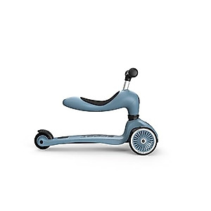 Scoot & Ride 2-in-1 Ride-On & Stand Kids Scooter, Ages 1 to 5, Highwaykick 1, Steel
