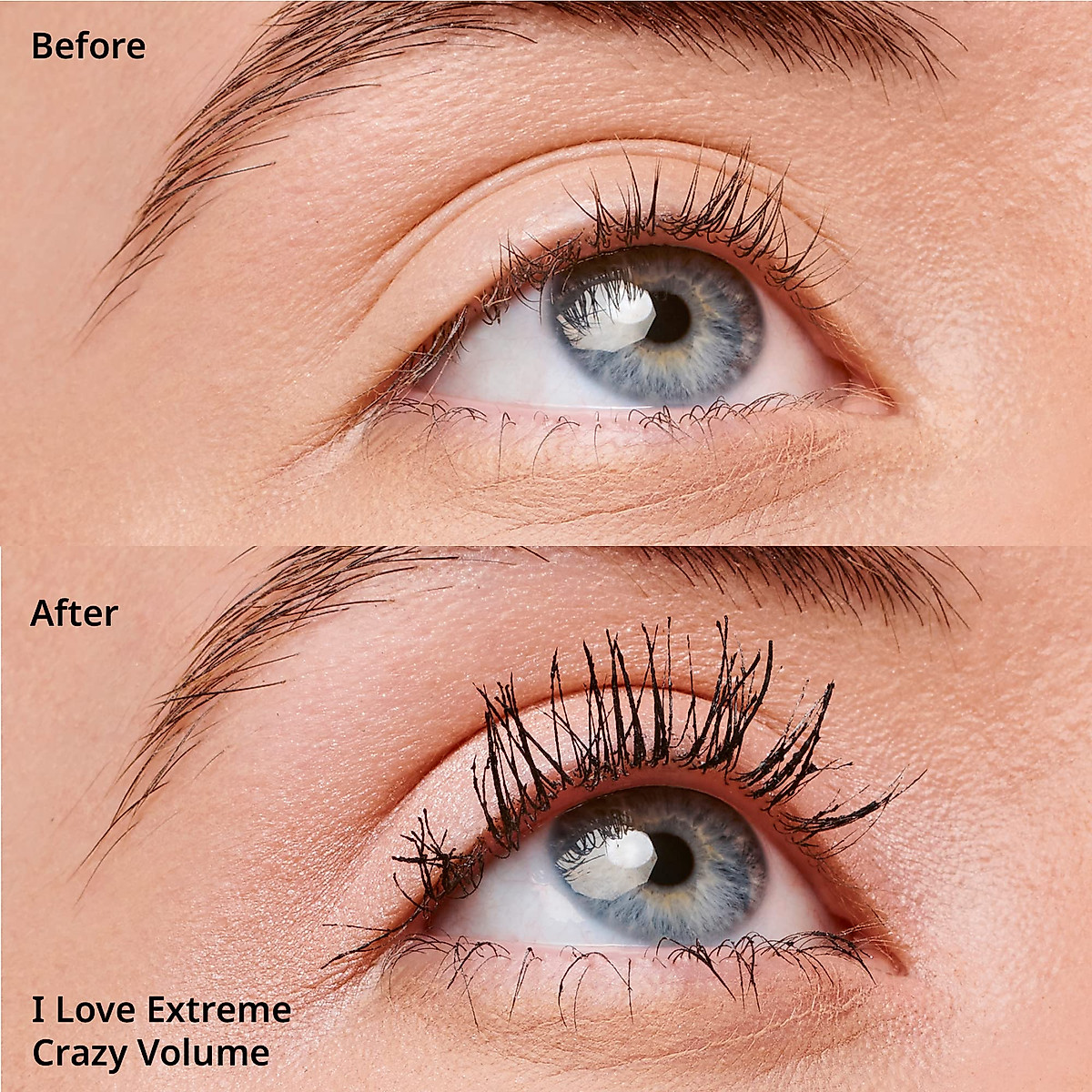 essence | I Love Extreme Crazy Volume Mascara (Pack of 3) | Vegan & Cruelty Free | Free From Parabens-Fragrance, Alcohol & Microplastic Particles