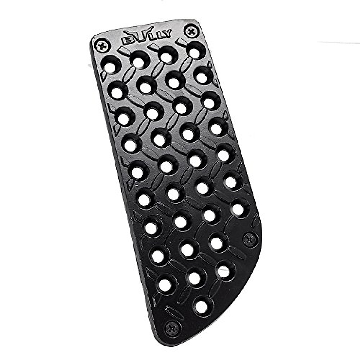 Bully BBS-2101 Black Bull Series Powder Coated Aluminum Universal Fit Truck Pedal Pad for Trucks from Chevy (Chevrolet), Ford, Toyota, GMC, Dodge RAM, Jeep